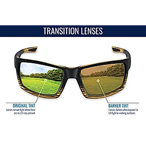 Bullhead Safety Swordfish Transition Safety Glasses With Anti Fog Lenses, Indoor/Outdoor Use, ANSI Z87+, Protective Eyewear With Anti-Scratch Coating And UV Light Protection, Matte Black Frame