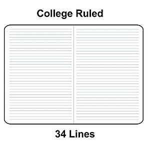 XYark Large College Ruled Notebook Journals Bulk with Thick Lined Paper, 60 Pages, 8.5x11 inch, Composition Diary Subject Notebooks Planner for Travelers Students Office, Kraft Journal Set, 12 Pack