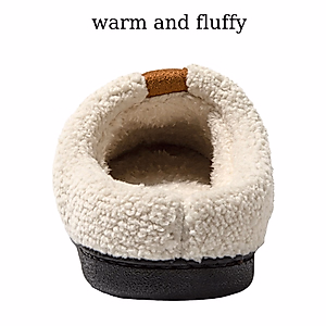 oneslippers Womens Cozy Fuzzy Memory Foam Slippers House Comfy Slip Shoes Indoor Outdoor Anti Skid Rubber Sole Grey Size 9 US