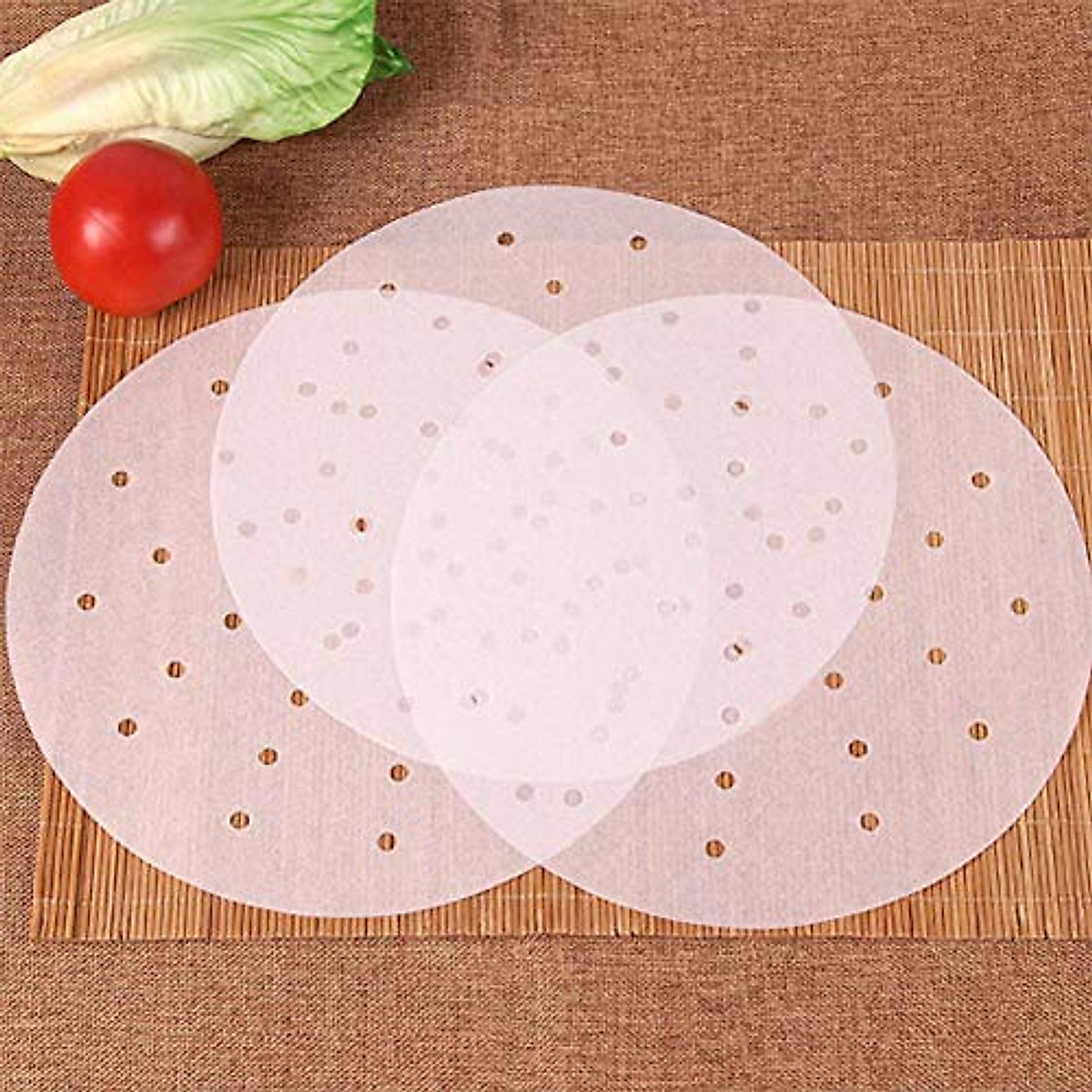 BGTOOL Patty Paper Sheets for 5 Inch Burger Press (400 pcs) Round Hamburger Non-Stick Heat Resistant Circle Wax Parchment Paper Maker Cook Bake Steaming Grill BBQ Barbecue Total 800pcs(2)