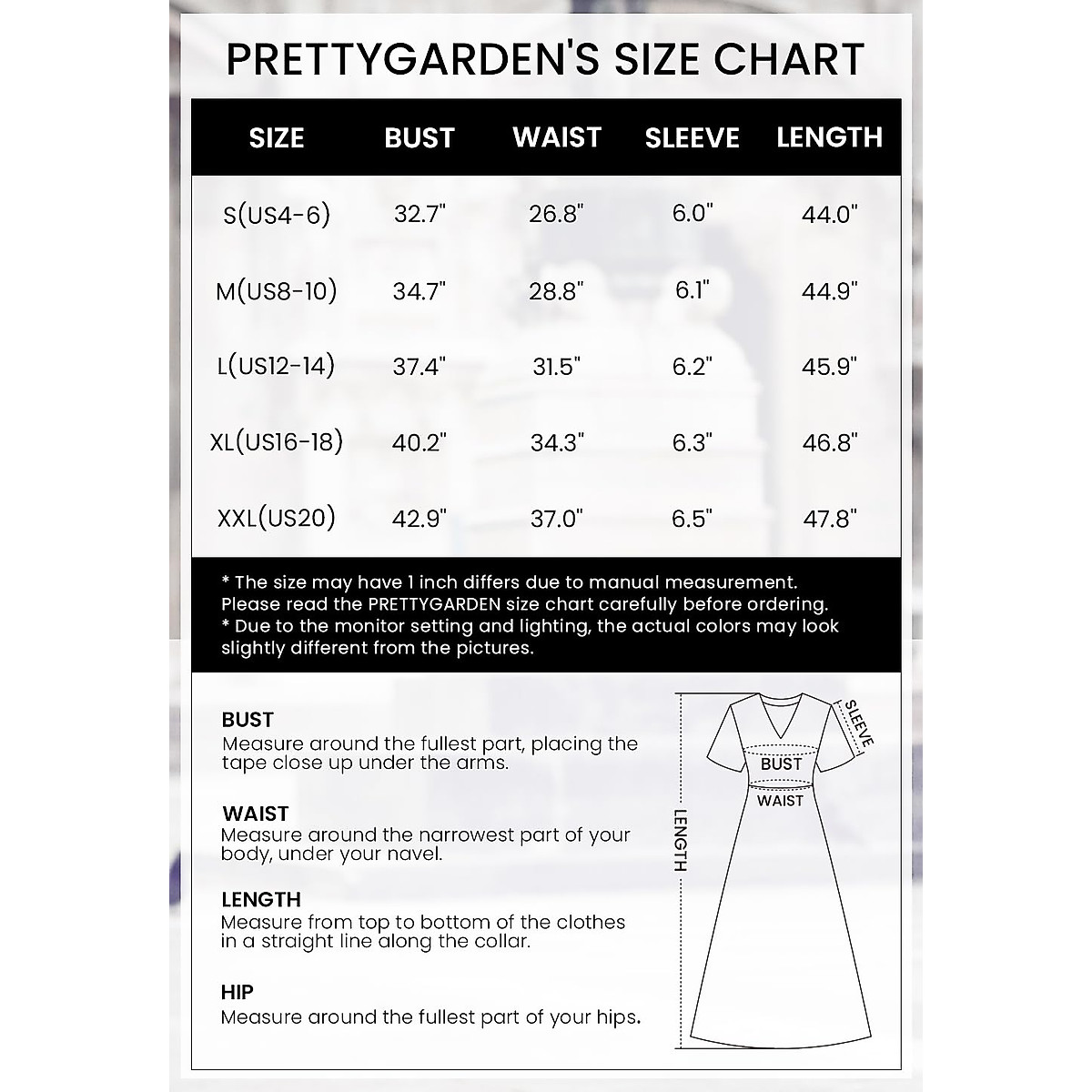 PRETTYGARDEN Women's Summer Midi Dress Ruffle Cap Sleeve V Neck Cocktail Party Swing A Line Fit and Flared Dresses (Dark Green,X-Large)