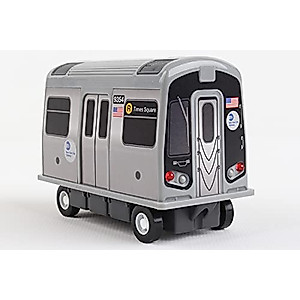 Daron MTA Subway Pullback Toy w/ Light & Sound TT3501 Grey