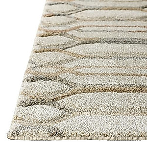 DALYN RUG Carmona CO7 Linen 8' x 10' Rectangle Soft Area Rug, Easy Clean, Non Shedding, Bedroom, Entry, Living Room, Dining Room, Kitchen Rug