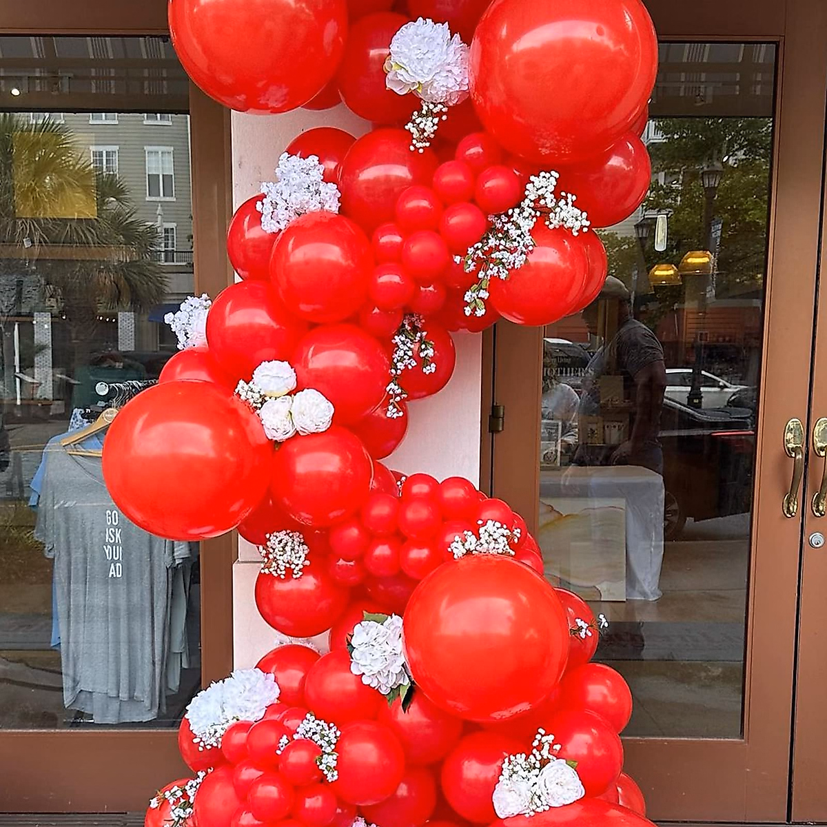Red Balloons 84 pcs Red Balloons Garland Arch Kit 5 inch +12 inch +18 inch Matte Red Latex Balloons Happy Birthday Balloons Baby Shower Decorations Wedding Balloons