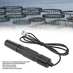 Rosvola ORP Probe, Widely Used Replaceable ORP Replacement Probe with BNC Connector for Aquarium (2M)
