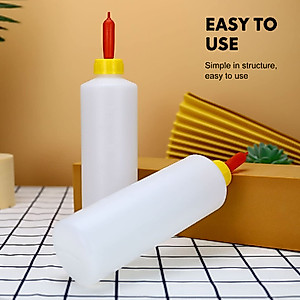 Generic 10 Sets 400ml Lamb Milk Feeder with Nipple Goat Nursing Bottle Sheep Waterer Calf Feeding Drinking Bottle Livestock Supplies for Goat Calf Cattle, 23x6cm, 1824Q5071IDYK