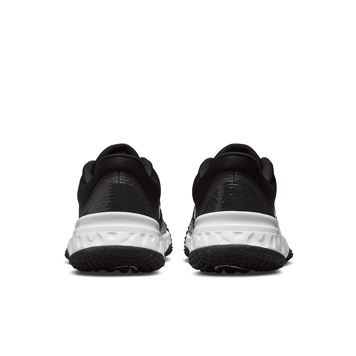 Nike Women's Alpha Huarache Elite 4 Fastpitch Turf Shoes Black | White Size 7 Medium
