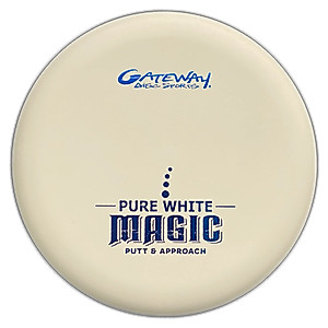 Gateway Disc Sports Pure White Magic Putter Golf Disc [Colors May Vary] - 173-176g