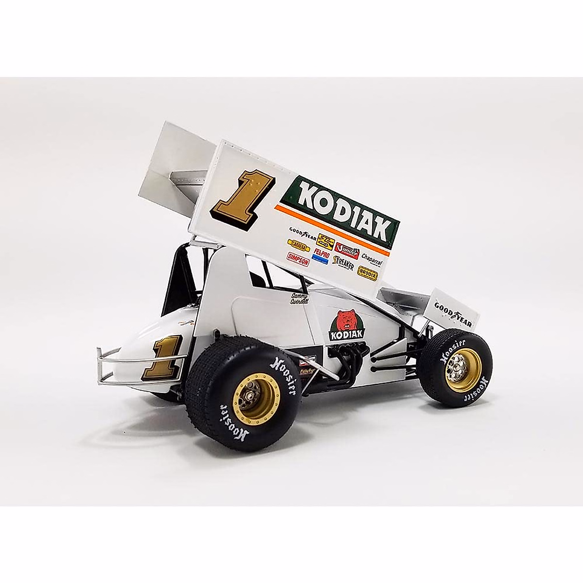 Winged Sprint Car #1 Swindell Kodiak Special National Sprint Car Hall of Fame and Museum World of Outlaws 1987 1/18 Diecast Model Car by Acme A1809524