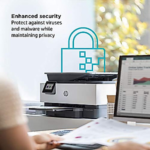 HP OfficeJet Pro 9015e Wireless Color All-in-One Printer with 6 Months Free Ink (1G5L3A) (Renewed Premium)