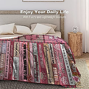 to My Mom Blanket Gifts,Flannel Thick Throw Blanket Birthday Gifts from Daughter Son,Blanket Presents for Mother's Day,Christmas,Soft Cozy Flannel Blanket,Bed Blanket Gift 50"X40"