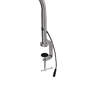 Daylight U35108 Clamp on, LED, Brushed Steel