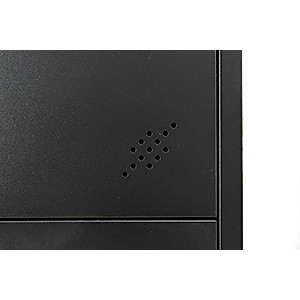 Yone jx je 3 Drawer Lateral Filing Cabinet for Legal/Letter A4 Size, Large Deep Drawers Locked by Keys, Locking Wide File Cabinet for Home Office, Metal Steel (Black)