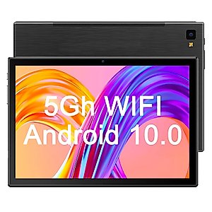 Tablet, Android Tablet 10 inch, Octa-Core Processor, 2GB RAM 32GB Storage, 13MP Rear Camera, 10.1" IPS HD Display Touchscreen, 5G Wi-Fi, Bluetooth, USB Type C Port, GPS - Black