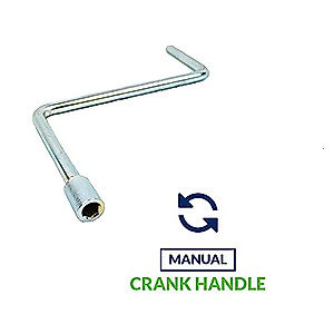 Bastion Premier Electric Power Tongue Jack with Cover | Electric or Manual Operation | 3500LB A-Frame Capacity | 12V | Front LED | Trailers, Campers, Motorhomes, RVs, Boats, & More | BJ3500CB