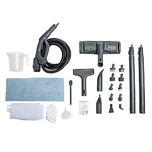 Vapamore MR-750 Ottimo Heavy Duty Steam Cleaner. Electronic Solenoid For Dry Steam Control, Full Stainless Steel Boiler,1 Gallon Water Capacity, Multipurpose, Chemical Free, 24 Professional Tools