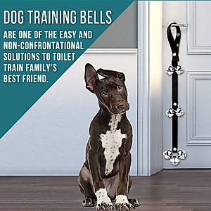 BLUETREE Dog Doorbells Premium Quality Training Potty Great Dog Bells Adjustable Door Bell Dog Bells for Potty Training Your Puppy The Easy Way - 7 Extra Large Loud 1.4 DoorBells