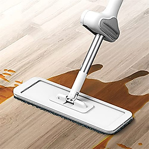 YLYAJY Mop for Wash Floor Mop Cleaner Cleaning Flat Spin Mop Bucket Floor House Cleaning Easy Home Cleaning 360°Rotation with