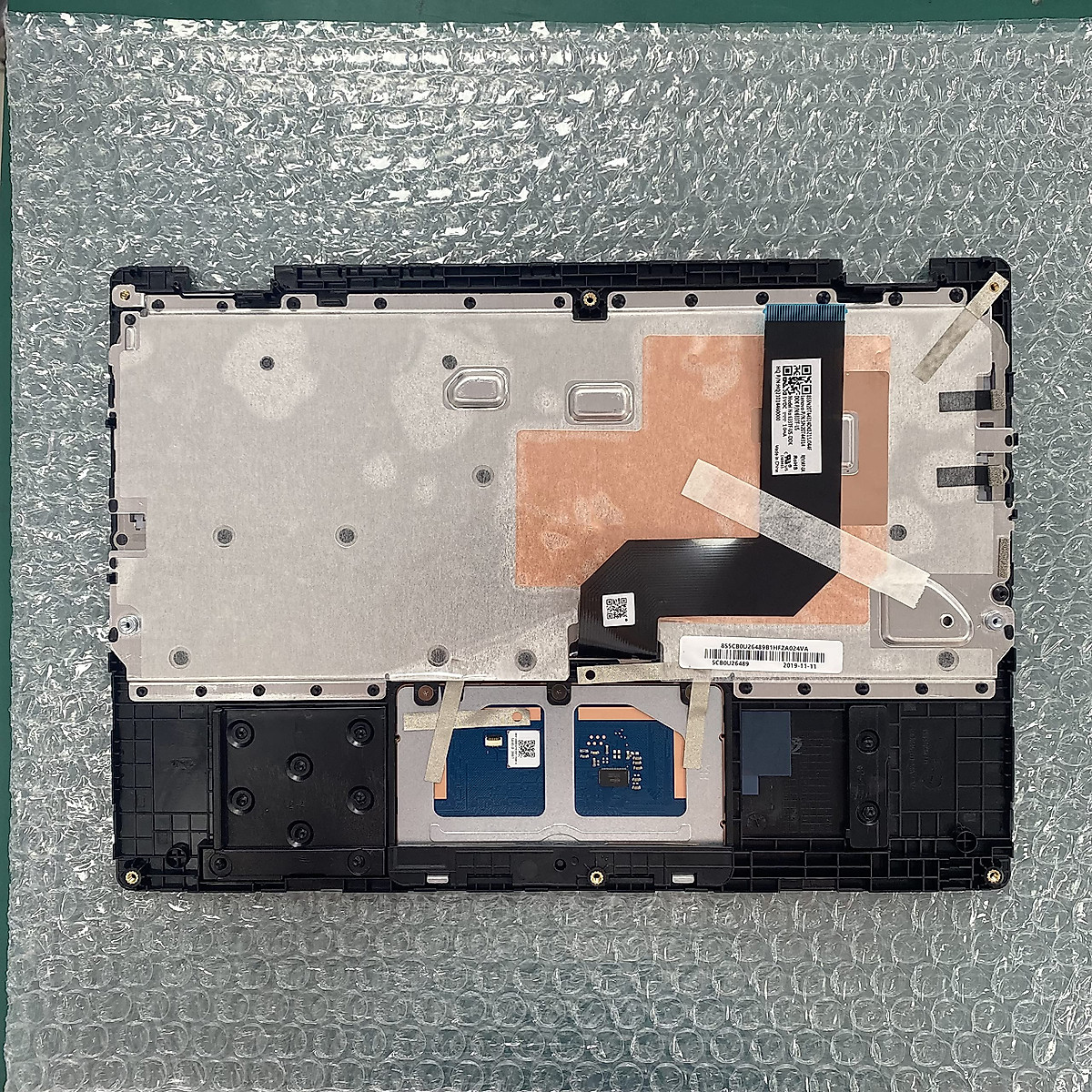 F-HONG ELECTRONIC CO LIMITED New Genuine Replacement for Lenovo Chromebook 100E 2nd Gen MTK Laptop Upper Case Palmrest Keyboard Touchpad Assembly Part 5CB0U26489 5CB0X55485, Black, 11.6 inch