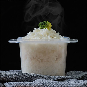 Portable Lunch Food Box Cookware, Multifunctional Microwave Gadgets Utensils Oven Rice Cooker Steamer Hot Soup Cooking