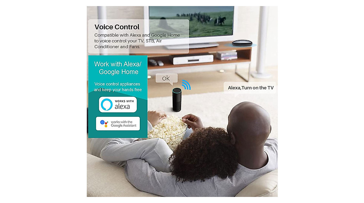 Universal WiFi IR Blaster Control for Smart Home Automation