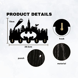 Batman key hooks decorative for wall key hooks hanging keys key hooks hanging keys small key hooks for wall key hooks for wall black key hooks black key hooks hanging keys