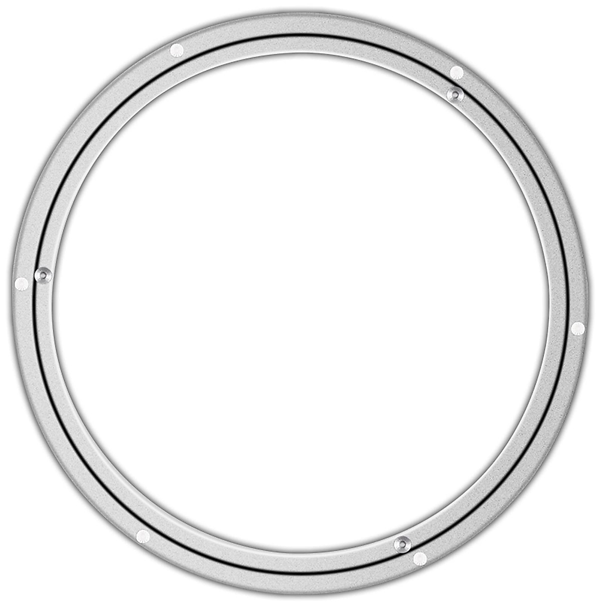 Lazy Susan Bearing Rotating Turntable Bearings Swivel Plate Hardware Aluminum Metal for Dining-Table and Workbench (12 Inchs) …