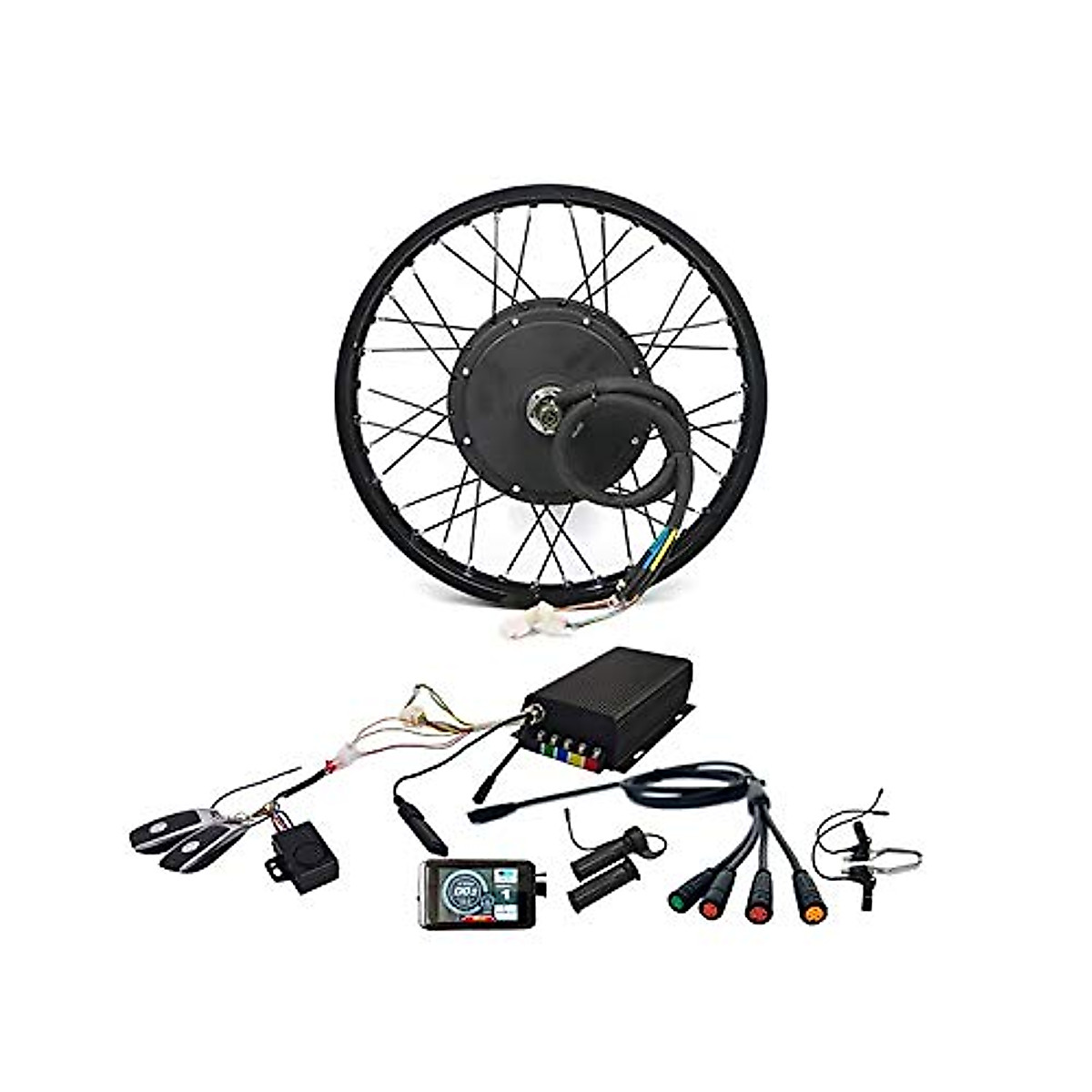 8000w/72v Electric Bike Ebike Fat Regular Tire Full Conversion Kit New