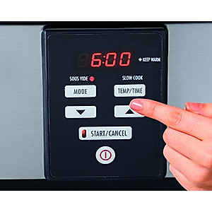 Hamilton Beach Professional Sous Vide Water Oven & Slow Cooker, 6 Quart Programmable, Stainless Steel (33970)