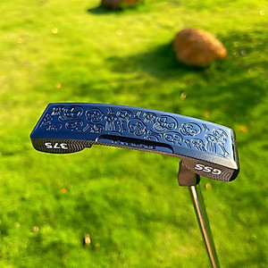 CALONG Super GSS Blade Golf Putter 303 Steel 375g CNC Milled Right Hand Skull Golf Club Putter with Headcover