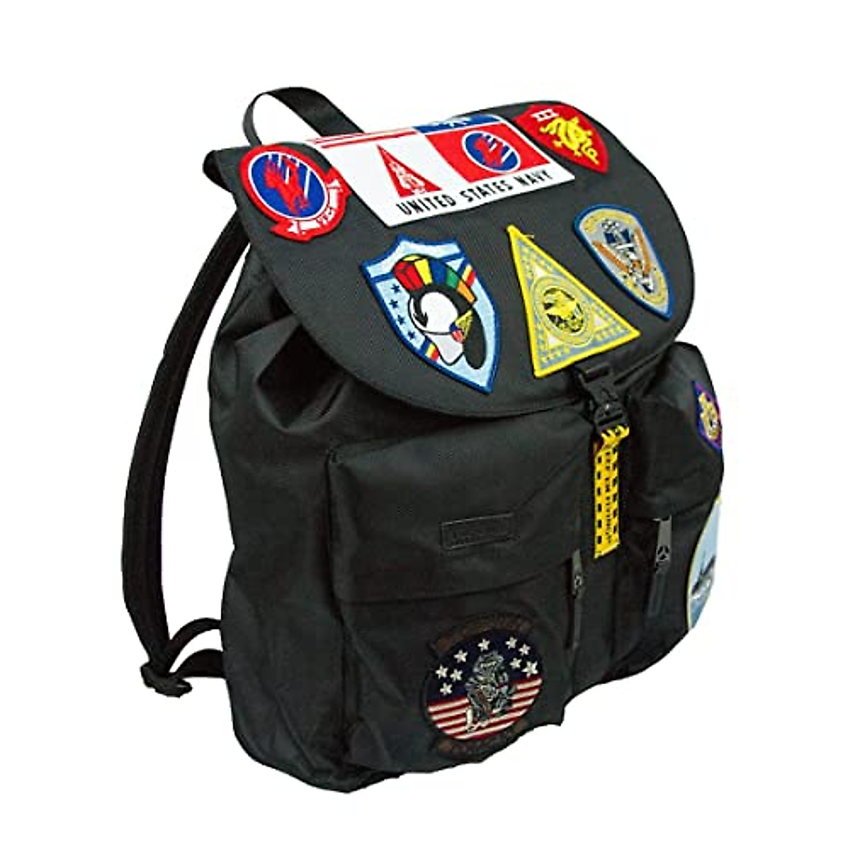 Top Gun Nylon Backpack with Patches 2.0