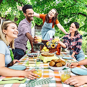 AnyDesign 200Pcs Summer Paper Straws Foil Green Tropical Leaves Disposable Drinking Straws Hawaiian Decorative Straws for Summer Luau Party Supplies Juices Shakes Cocktail Decoration