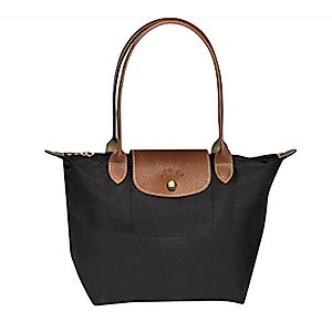 Longchamp Women's Le Pliage Sac Shopping Small Shoulder Bag, Black