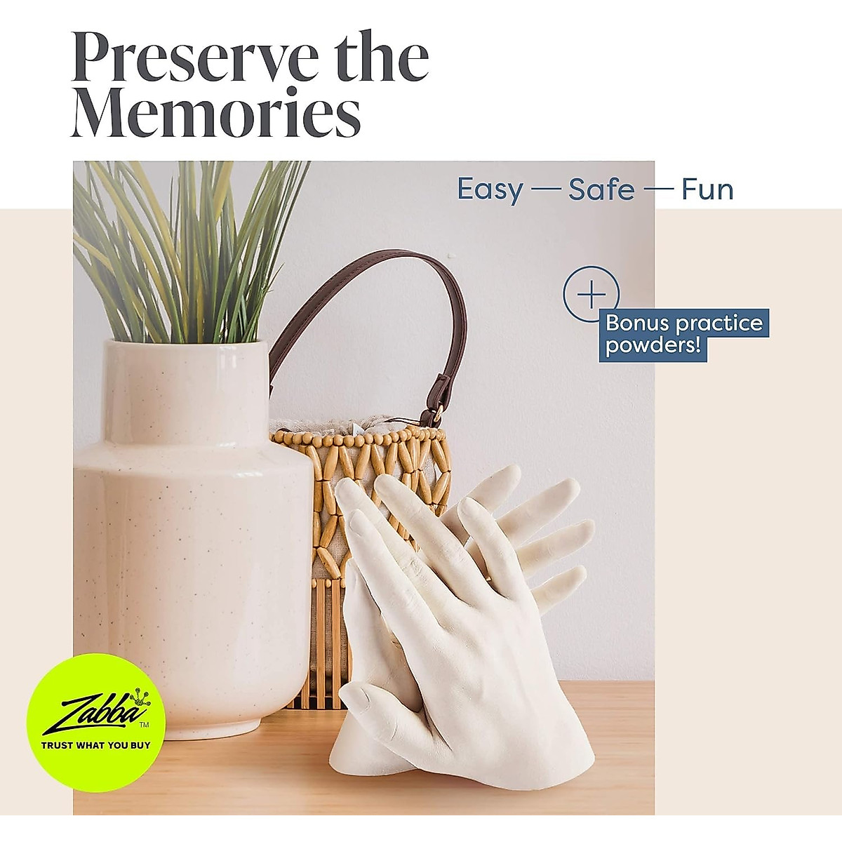 Discovering DIY Hand Casting Kit - Craft Supplies for Plaster Mold w/Molding Powder, Gloves, Paint & Tools - Valentines Day Gifts for Women, Men and Anniversary - Couple Gifts for Adults