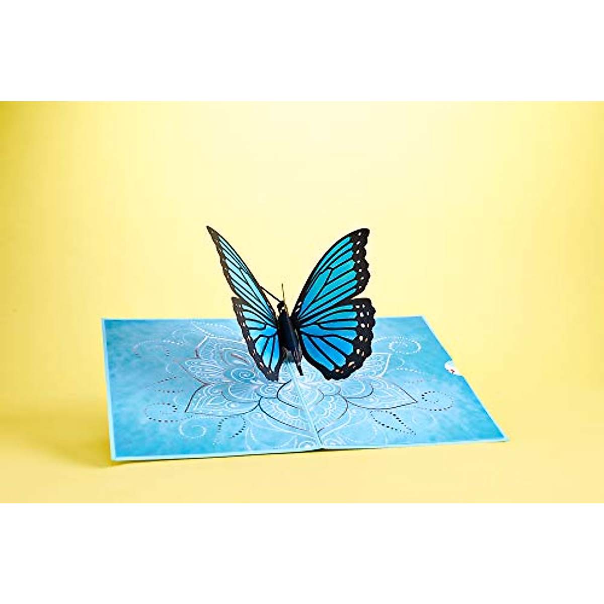 Lovepop Mother's Blue Morpho Pop Up Card - 3D Card, Card for Mom, Mom Birthday Card, Mother's Day Pop Up Card, Card for Wife, Greeting Card Pop Up, Butterfly Card, Nature Card