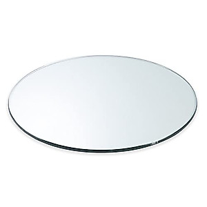 Spancraft Glass 36-Inch Round ¼-Inch Thick Clear Glass Table Top with Polished Edge
