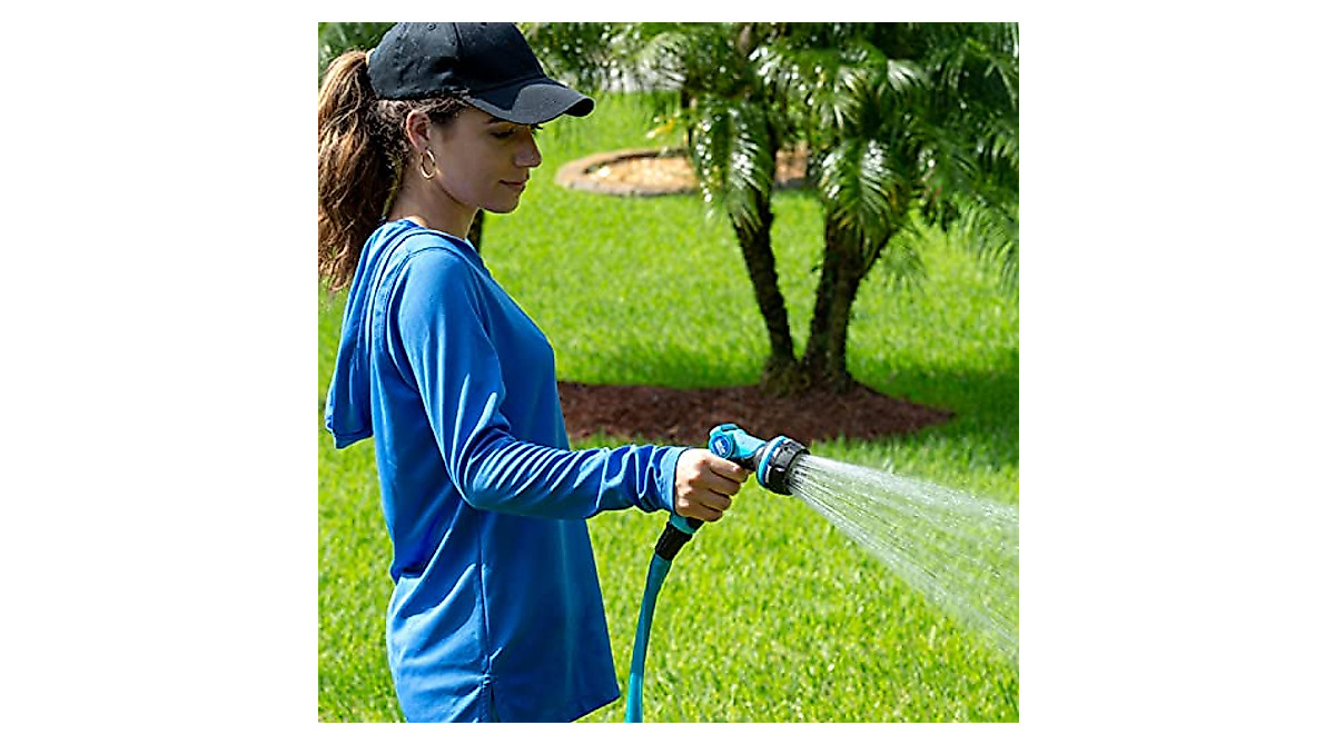 Aqua Joe Heavy Duty Metal Hose Nozzle with Smart Throttle — versatile ...