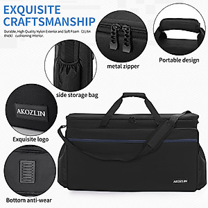 AKOZLIN Padded DJ Mixer Gig Bag Controller Travel Shoulder Bag Fits for Pioneer RX/NI Traktor Kontrol S8/DDJ SX SX2 SX3/DDJ 800/DDJ FLX6/DDJ1000 1000SRT/MC7000