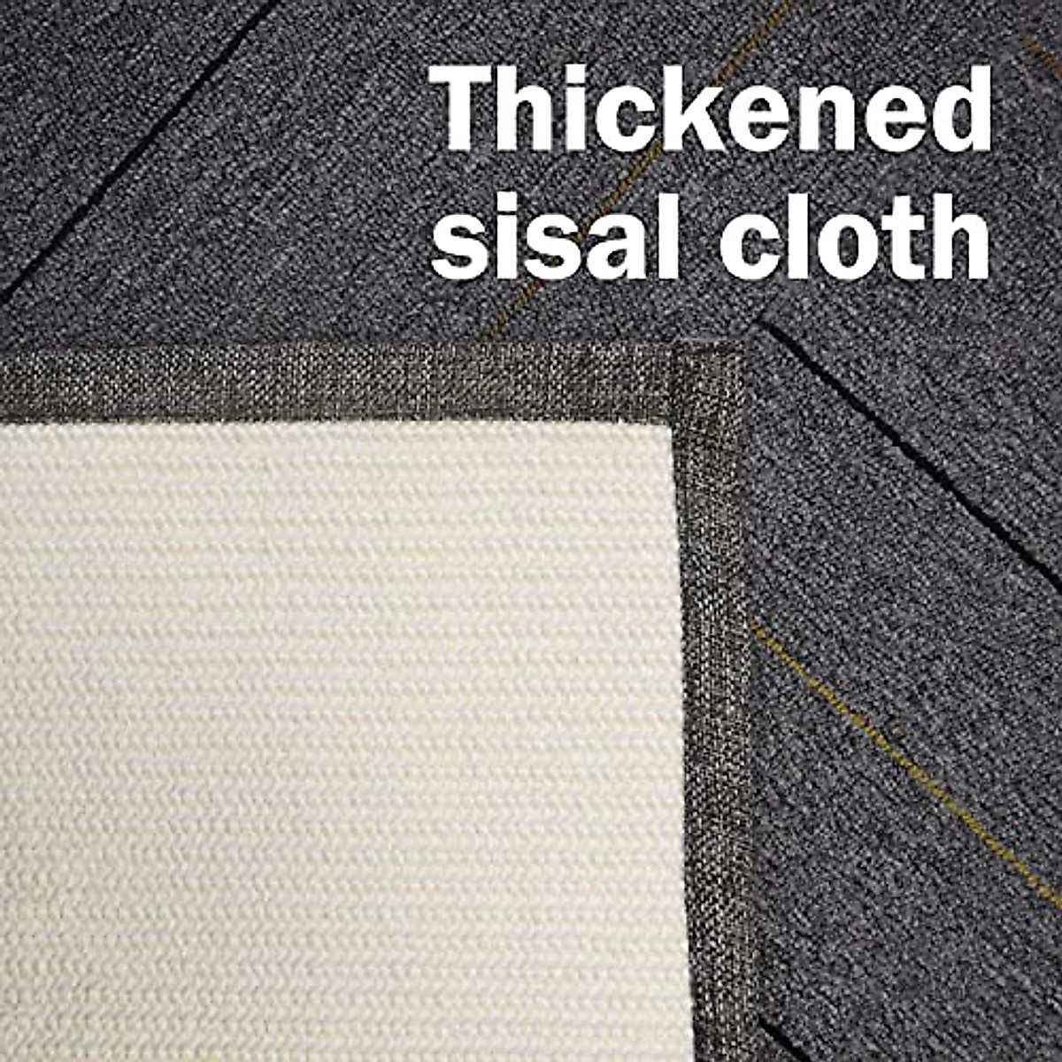 Cat Scratch Furniture Couch Protector with Natural Sisal for Protecting Couch Sofa Chair (Right Hand)