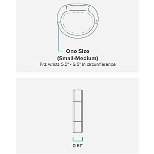 Fitbit Alta, Accessory Band, Metal Bracelet, Silver, small