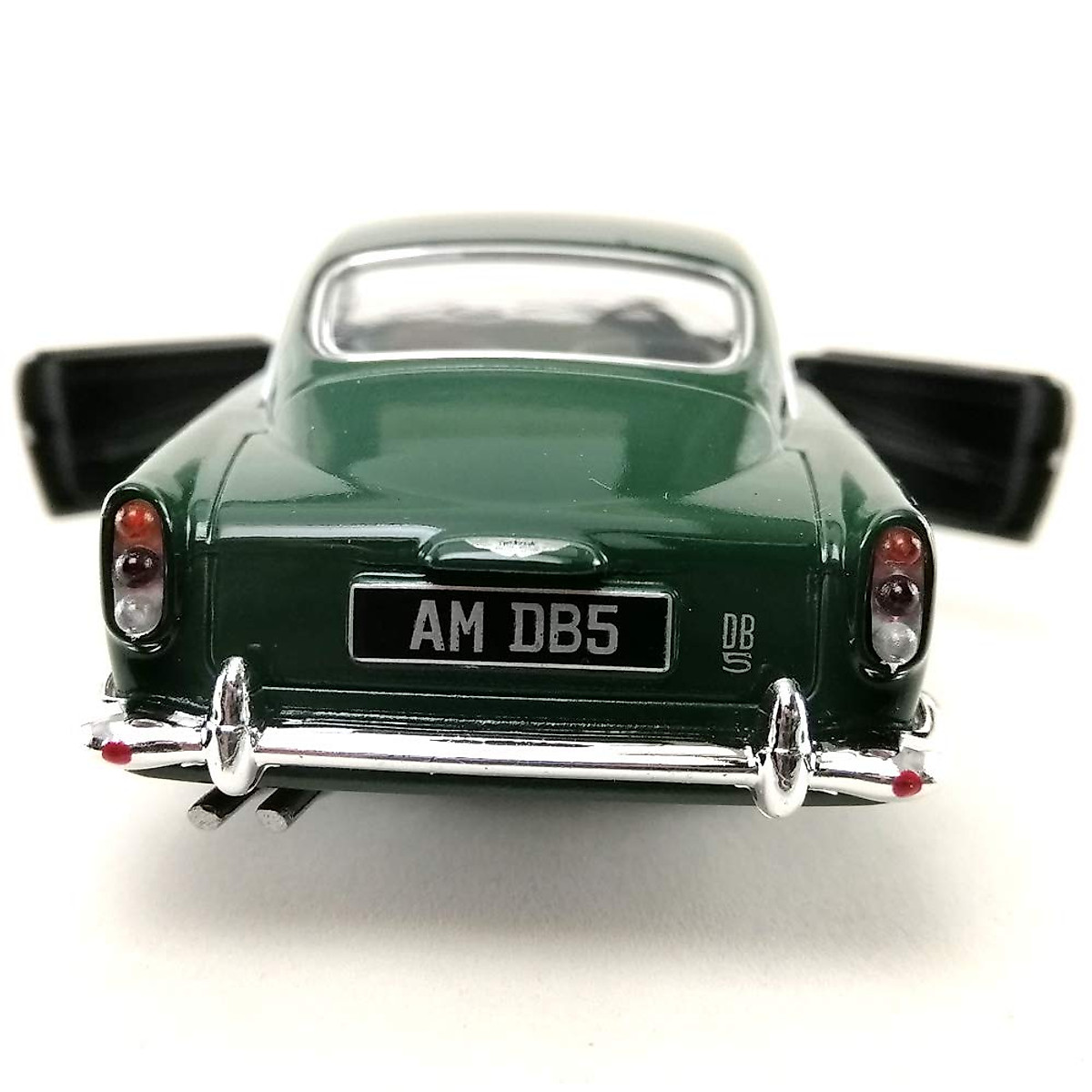 Sport Racing Classic Model Car Die-Cast 1:38 1963 Aston Martin DB5 Green Color Toy Collection Pull Back Open Door Hobby Collectible,unisex