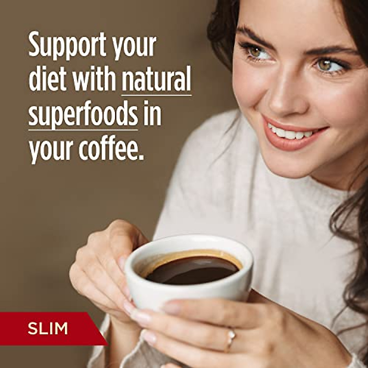 VitaCup Slim Instant Coffee Packets, Boost Diet & Metabolism with Ginseng, Garcinia, B Vitamins, Skinny Coffee, Bold & Smooth, Medium Dark Roast, 100% Arabica Coffee in Single Serve Sticks, 48 Ct