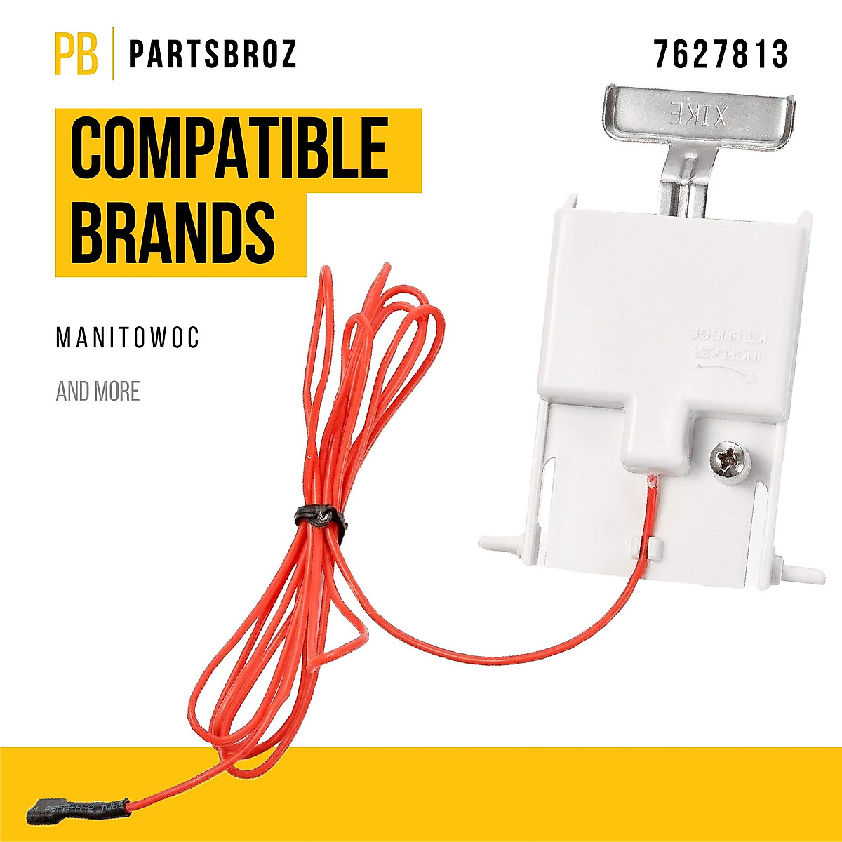 PartsBroz 7627813 Ice Thickness Probe Sensor Control Part - Compatible With Manitowoc Ice Machines - Replaces 76-2781-3 Ultra Durable Replacement