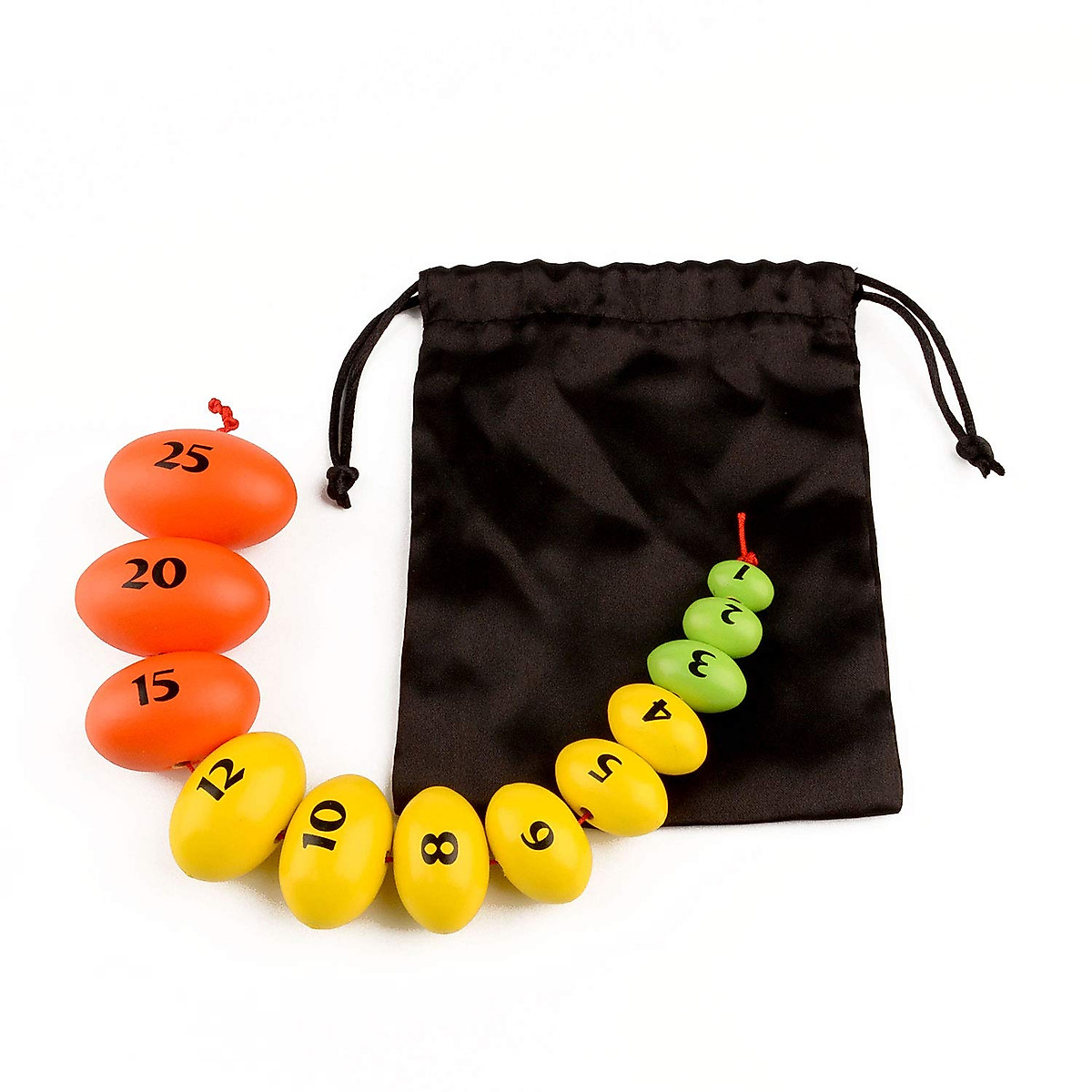 Wooden Prader Orchidometer, Prader Balls, Endocrine Rosary for Measuring Testis Scale in Clinic/Hospital for Endocrinologist and Pediatrician