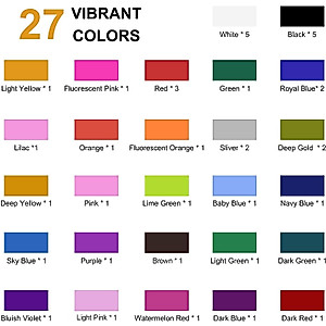 Heat Transfer Vinyl Bundle : 42 Pack 12" x 10" Sheets - Iron on Vinyl for Iron on Fabrics T-Shirts Heat Press Machine