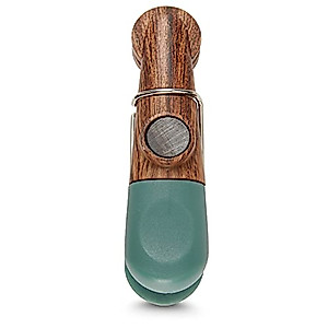 Phantom Chef Set of 5 Bag Clips | Durable, Long-Lasting, Soft Touch, Kid-Friendly Seal Grips | Food Chip Bag Clips for Food Storage | Reusable | Zero Waste Kitchen Clips | Small Head Clip (Green)