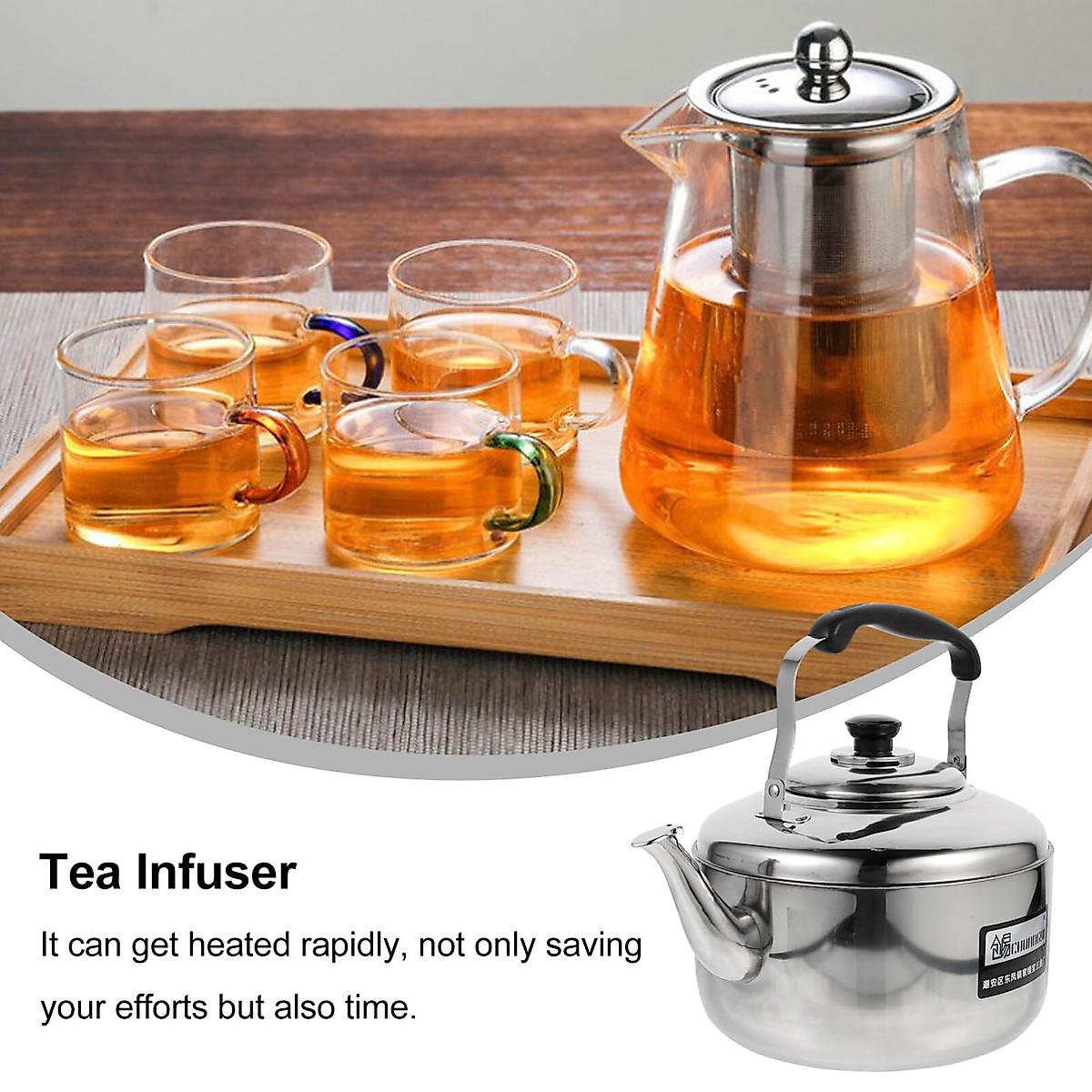 HEMOTON Stovetop Tea Kettle Stove Top Kettle Gooseneck Kettle Water Pouring Kettle Stainless Steel Stovetop Kettle Tea Kettle Stovetop Coffee Electric Tea Pots Heating Kettle Juice Can Gas
