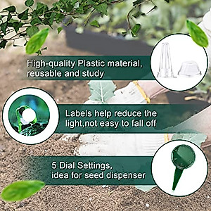 YBB 24 Sets Seed Pod Kit for Aerogarden, Hydroponics Grow Anything Kit Garden Seed Starting System Indoor Hydroponics Supplies with Seed Dispenser