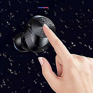 TBIIEXFL Earbuds Headphones Touch Control with Charging Case Waterproof Stereo Earphones in-Ear Built-in Mic Headset Premium Deep Bass for Sport (Color : D)