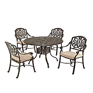 homestyles 6659-32 Outdoor Dining Table, 48Lx48Dx29H, Taupe